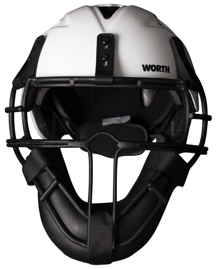 Legit Pitchers Helmet with Mask (White) – TeamMikenWorth
